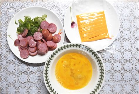 소시지 달걀 치즈전