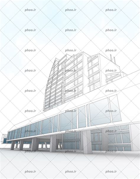 عکس طراحی های ساختمان ها با زمینه سفید عکس با کیفیت و تصاویر استوک حرفه ای