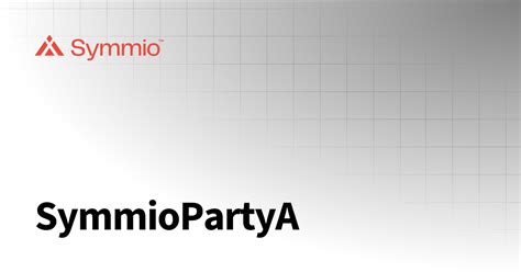 Symmiopartya Symmio Protocol Gitbook
