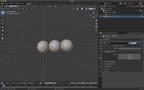 【blender入門】モディファイアツールを活用する①導入〜generate Array Bevel Boolean Styly