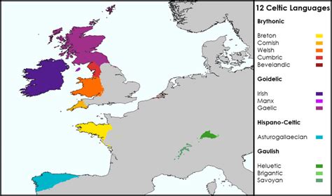 [alternate History] 12 Celtic Languages [lore In Comments] R Imaginarymaps