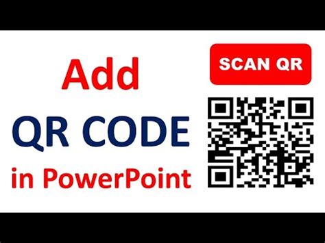 Add QR Code To PowerPoint How To Create QR Code In PowerPoint Slide YouTube