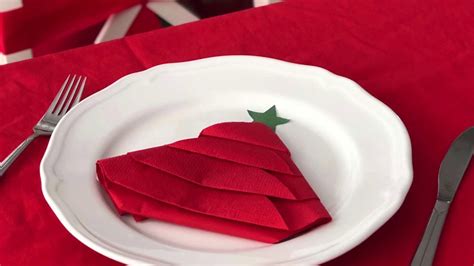 Елха от салфетка лесна коледна украса за маса или игра с децата Youtube