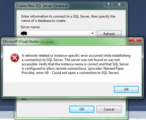 Creating A Database Through Server Explorer In Visual Studio 2010