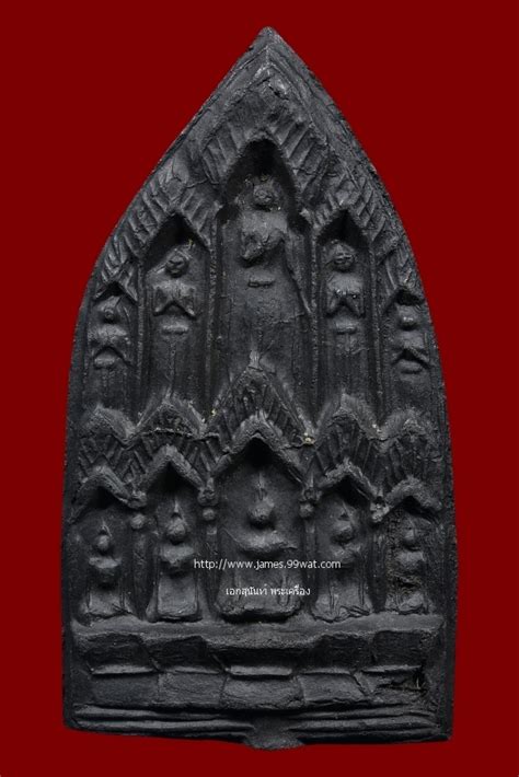 พระสิบทัศ เนื้อผงใบลาน หลวงพ่อเงิน วัดดอนยายหอม จ นครปฐม เอกสุนันท์ พระเครื่อง