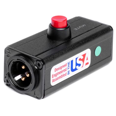 Sescom Xlr Momentary Microphone Mute Switch