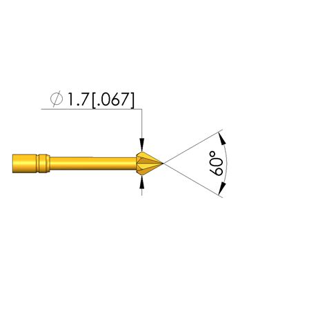 Spring Loaded Test Probe GKS 100 217 170 A 2000 LH Item INGUN