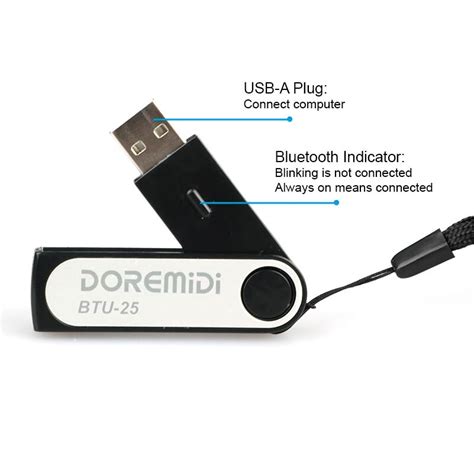 Doremidi Bluetooth Midi Empfänger Bluetooth Midi D Vicedeal