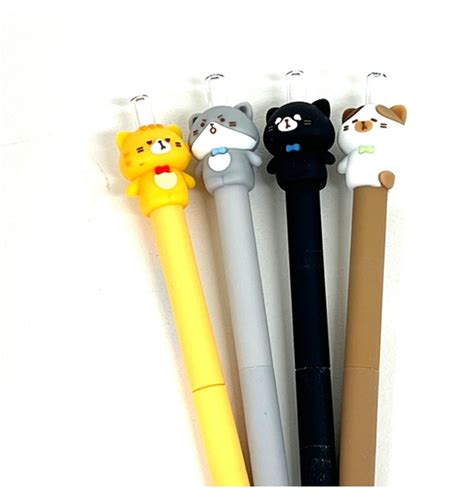 냥냥이 일상 샤프 펜슬 색상 랜덤 귀여운 캐릭터 학용품 새학기 필기구 단체 선물 고양이 티몬