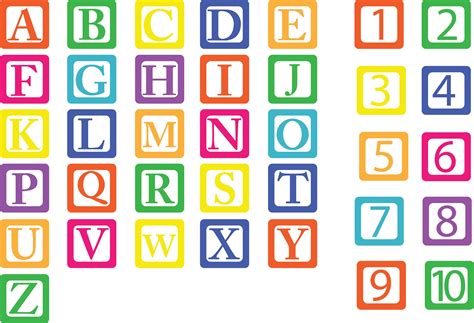 BUILDING BLOCKS SVG File Block Alphabet Svg Files Building Blocks Clipart Block Alphabet