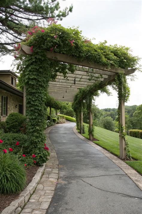 20 Creative Steep Driveway Landscaping Ideas