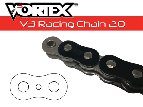 Gold Sportbike Chain Vortex 520 Rx3 V3 20 Motorcycle Chain 120 Link