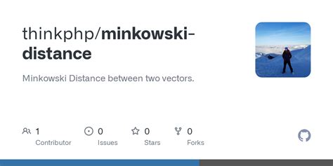 GitHub Thinkphp Minkowski Distance Minkowski Distance Between Two