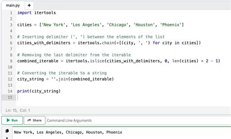 Python Join List With Separator
