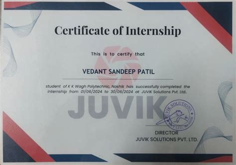 Vedant Patil On Linkedin Hello Everyone I Have Completed The Industrial Training In A Panel
