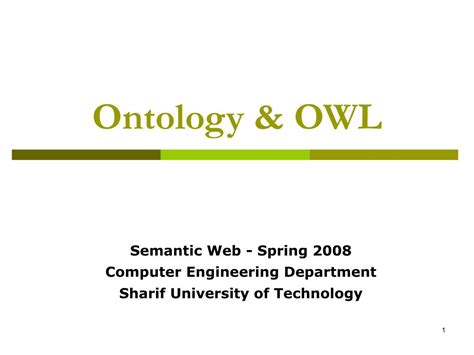 Ppt Ontology And Owl Powerpoint Presentation Free Download Id726529