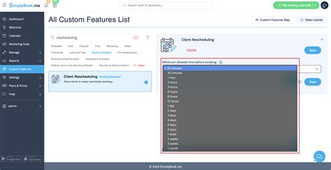 Client Rescheduling Custom Feature Client Rescheduling Using Simplybook Me