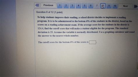 solved previous 12 34 56 7 9 10 next question 8 of 12 1