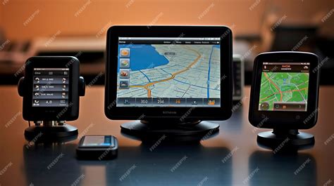 Premium Ai Image A Photo Of Advanced Gps Navigation Systems And Devices