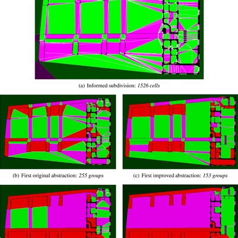 Three Levels Of Abstraction Of A Train Station Environment The Left