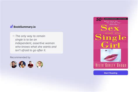 Sex And The Single Girl Book Summary