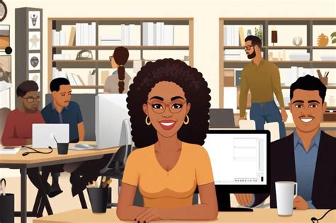 Premium Photo Portrait Of A Successful Female Programmer In The