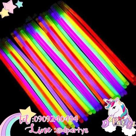แท่งเรืองแสง มีข้อต่อให้ ปรับความยาวได้ค่ะ แท่งเรืองแสง สีสวยๆ จัดปาร์ตี้เบา ๆ ถ่ายภาพ แท่ง