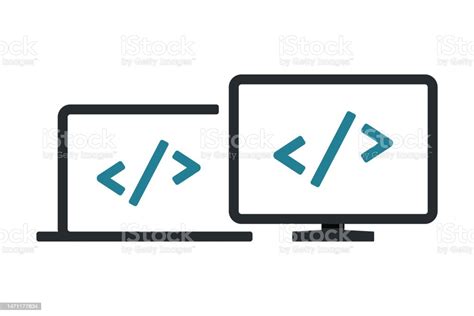 Computer Coding Programming Web Development Illustration Vector Stock Illustration Download