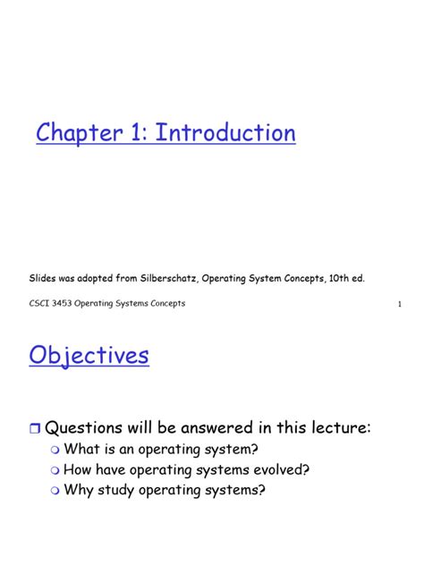 Chapter 1 Pdf Operating System Computer Data Storage