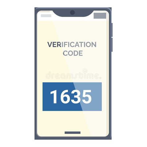 smartphone showing verification code on screen for 2 step
