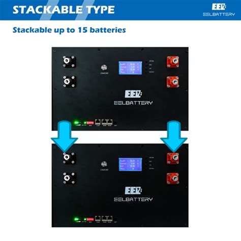 Eel 48v 16s Server Rack Diy Unit Box Built In Smart Bms Stackable Type