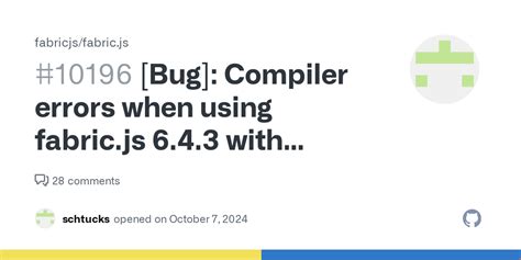 Bug Compiler Errors When Using Fabricjs 643 With Angular 1626