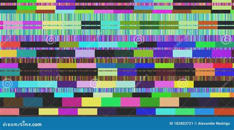 Seamless Screen Error Glitch Stock Illustration Illustration Of Monitor Screen
