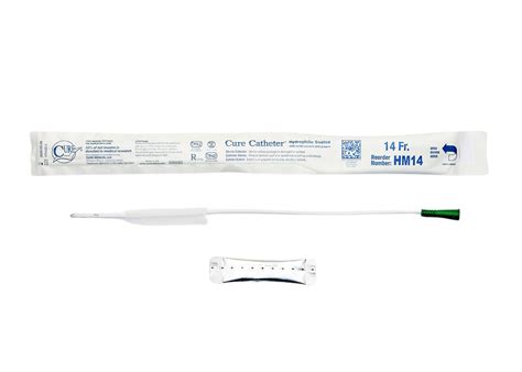 Cure Male Straight Intermittent Catheter 14 Fr 16
