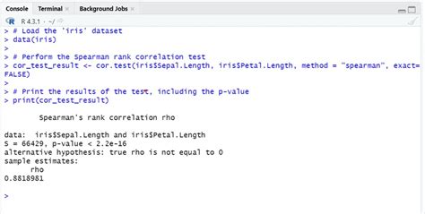 Correlation In R The Data Hall
