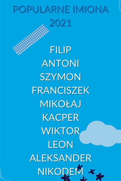 Popularne Imiona Dla Chłopców