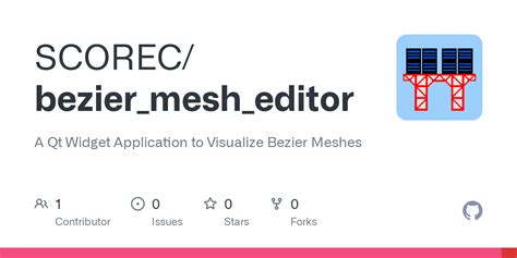 Github Scorecbeziermesheditor A Qt Widget Application To