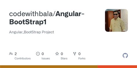 Github Codewithbala Angular Bootstrap Angular Bootstrap Project