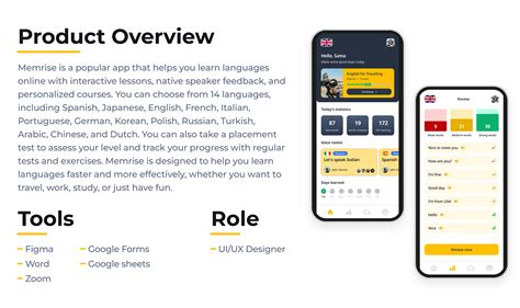 Language Learning App Case Study Memrise Behance