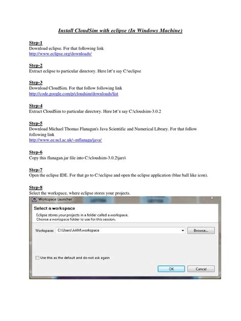 PDF Install Cloudsim With Eclipse DOKUMEN TIPS