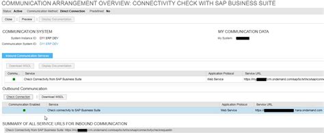 E2e Connectivity Test From C4c To Erp Via Hci And Sap Community