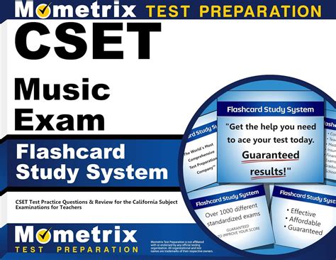 Cset Music Exam Flashcard Study System Cset Test Practice Questions