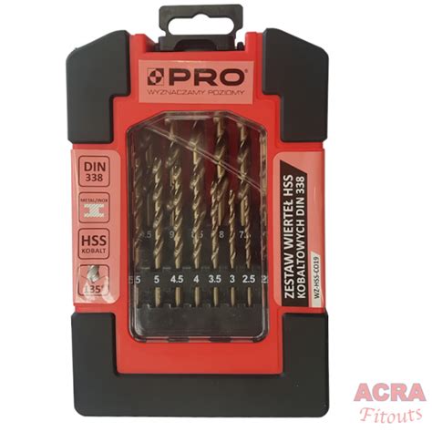 Buy 19 Titanium Drill Bits Acra Fitouts