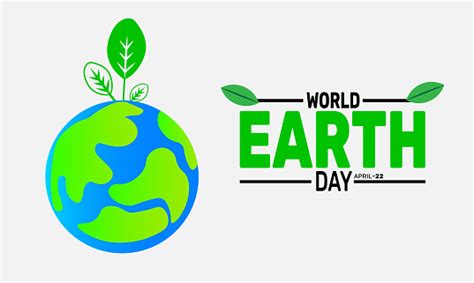 세계 지구의 날 휴일 개념입니다 플래 카드 배경 인사말 카드 포스터 디자인 템플릿에 적합 텍스트 비문 표준 소셜 미디어 게시물 포함 4월에 대한 스톡 벡터 아트 및 기타