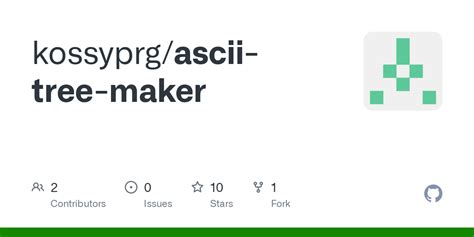 releases · kossyprg ascii tree maker · github