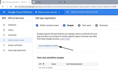 Creating Google Calendar API Key MEC Knowledgebase