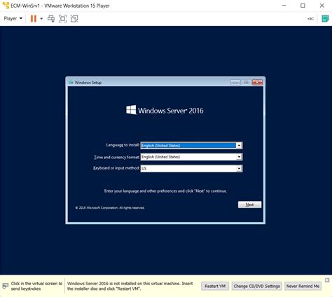 Create Windows Server Virtual Machine In Vmware Player Expert Network Consultant