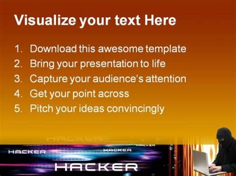 Hacker Security Powerpoint Templates And Powerpoint Backgrounds 0211