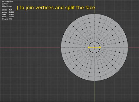 Edit Mode How To Add Circles Inside Another Circle Blender Stack Exchange