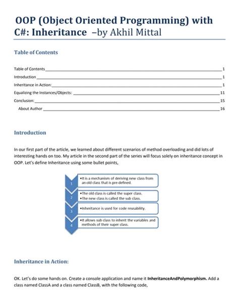 Oop Fundamentals In C Ppt